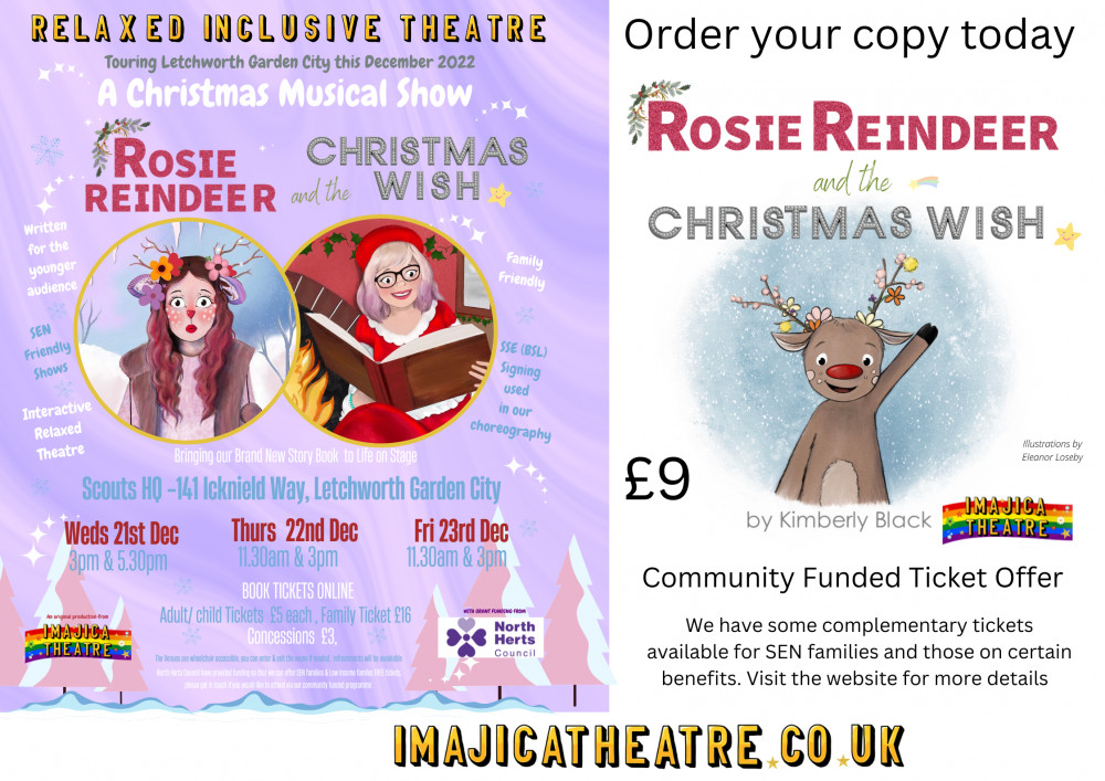 Rosie Reindeer & the Christmas Wish | Theatre | News | Hitchin Nub News ...