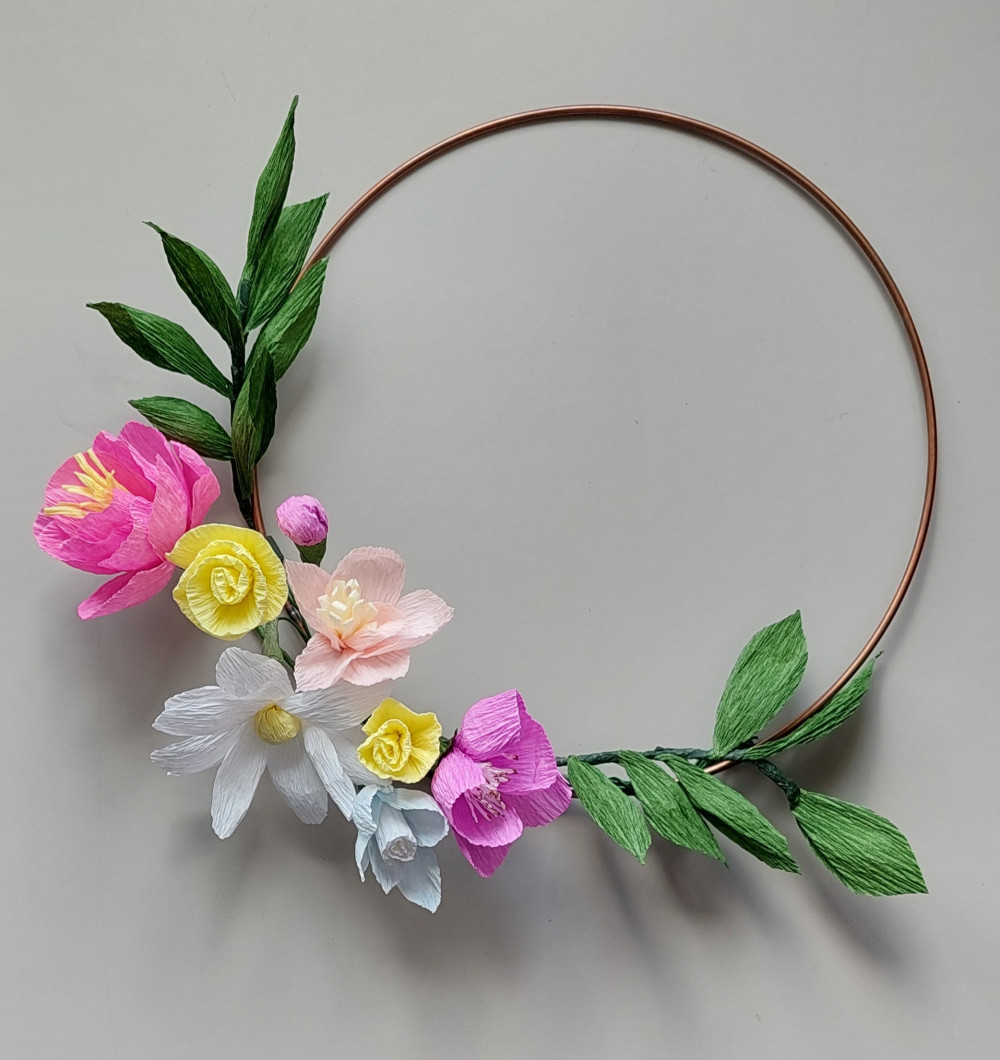 Paper Flower Hoops | Arts & Crafts | News | Oakham Nub News | by Sophie ...