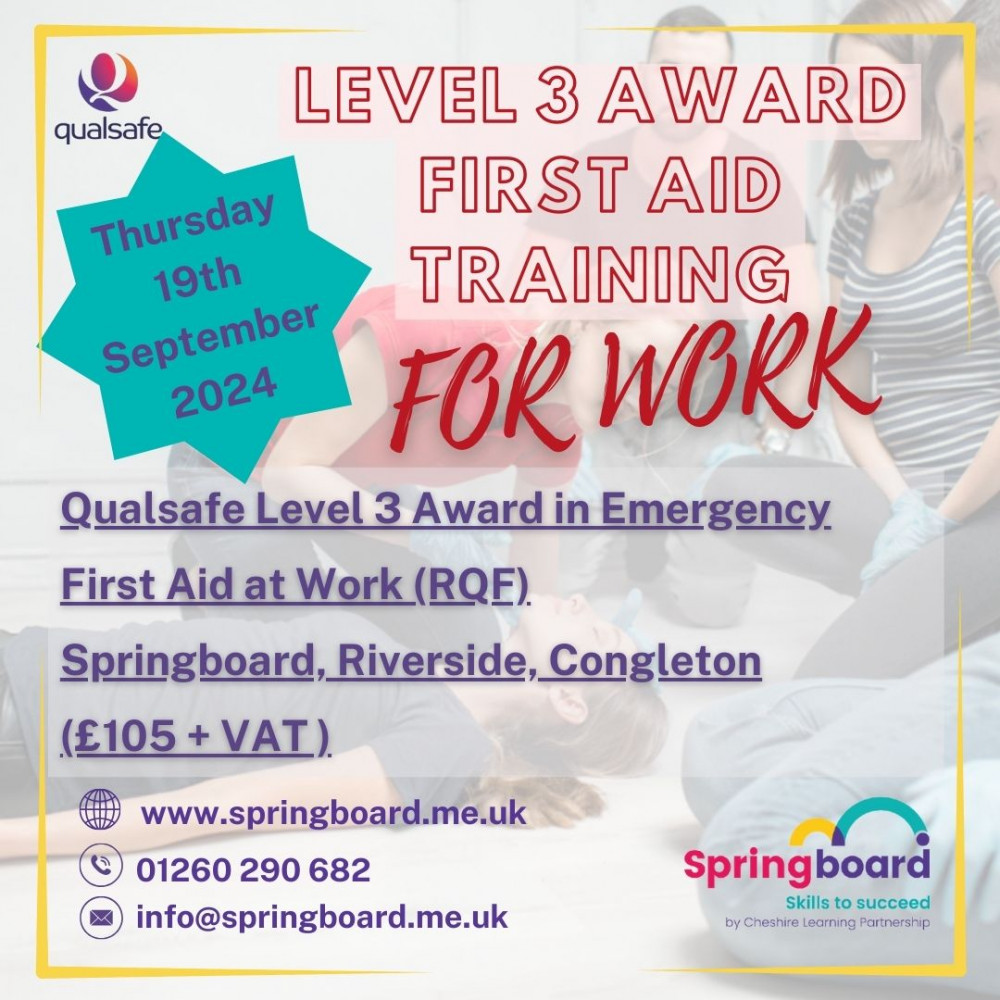 Qualsafe Level 3 Award in Emergency First Aid at Work | Community ...