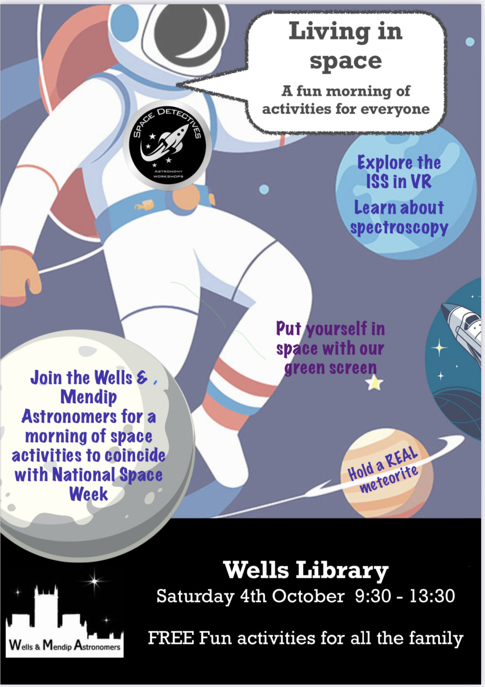 Living in space. A morning of space themed fun for everyone | Family ...